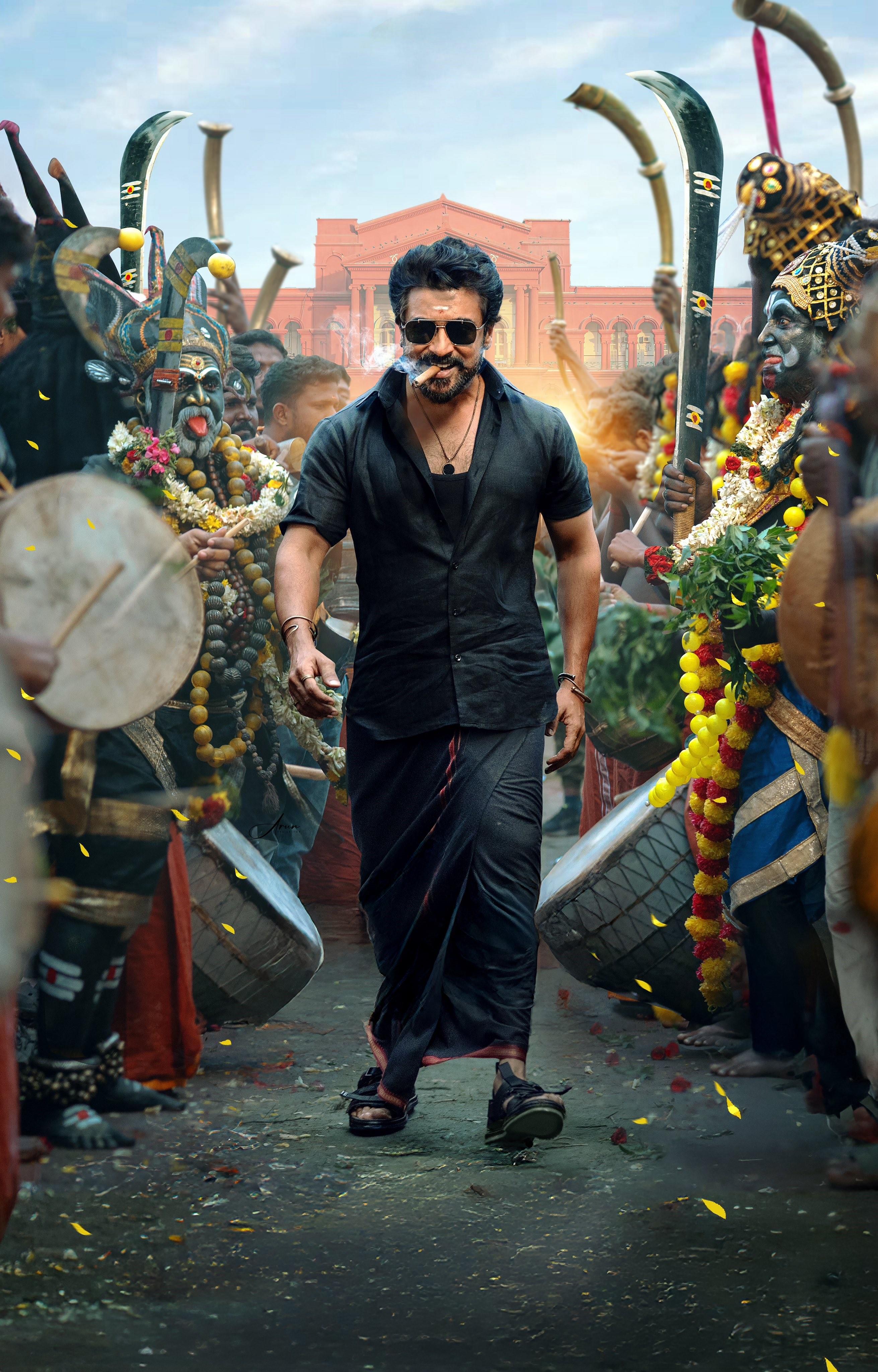 Karuppu first look posters unveiled for Suriya's 50th birthday! Tamil Movie, Music Reviews and News